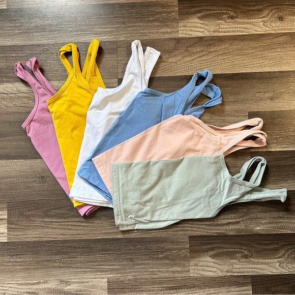 Amazon | Tops | Cropped Tanks Set Of 6 | Poshmark